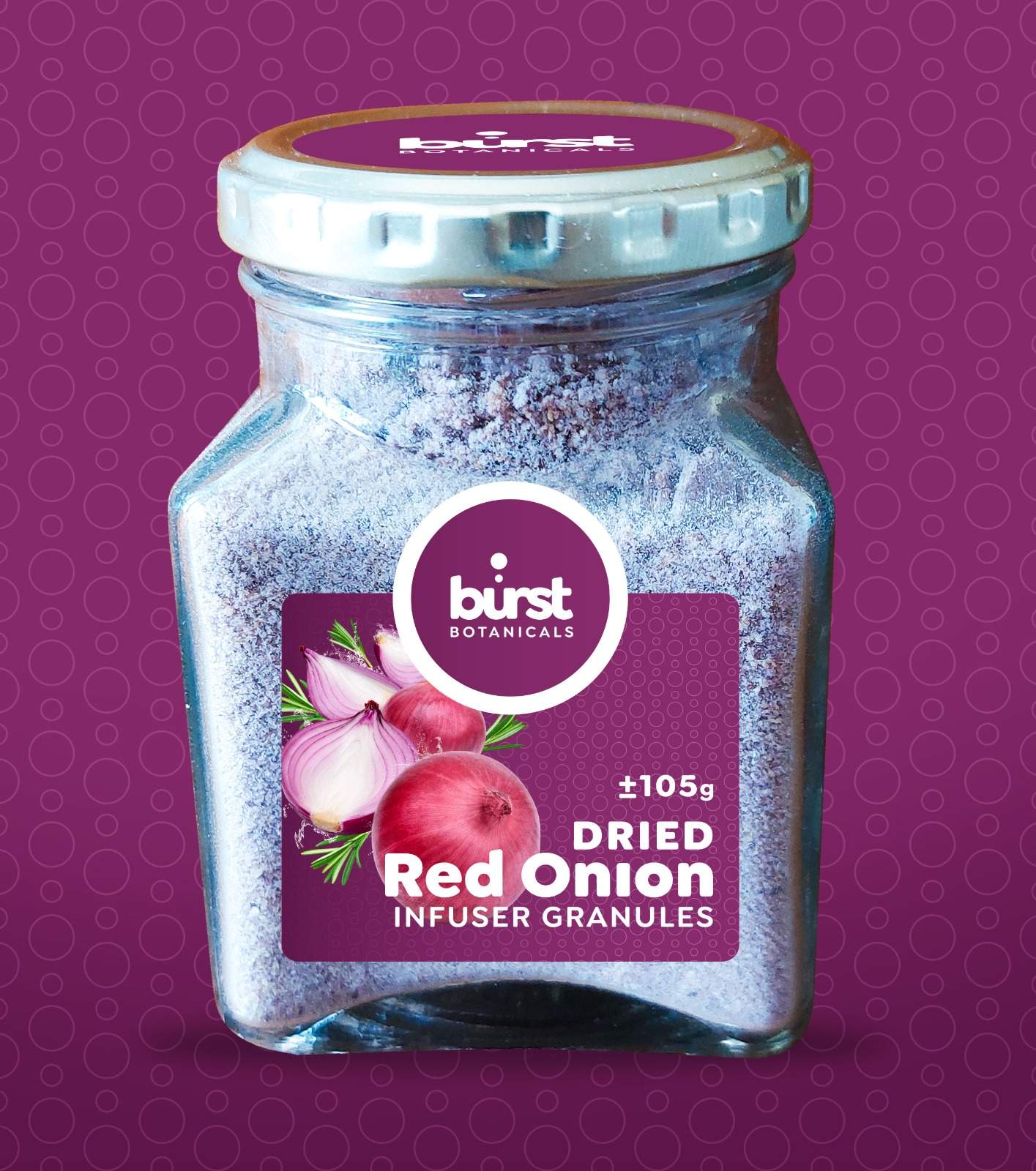 Dried Red Onion Infuser Granules | Burst Botanicals