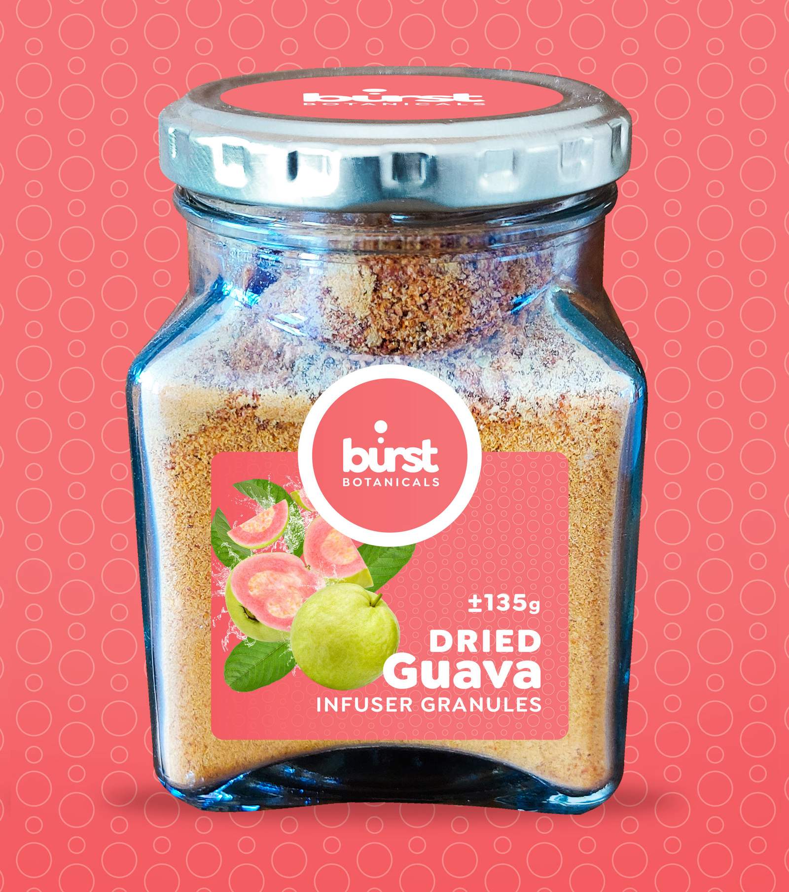 Dried Guava Infuser Granules | Burst Botanicals