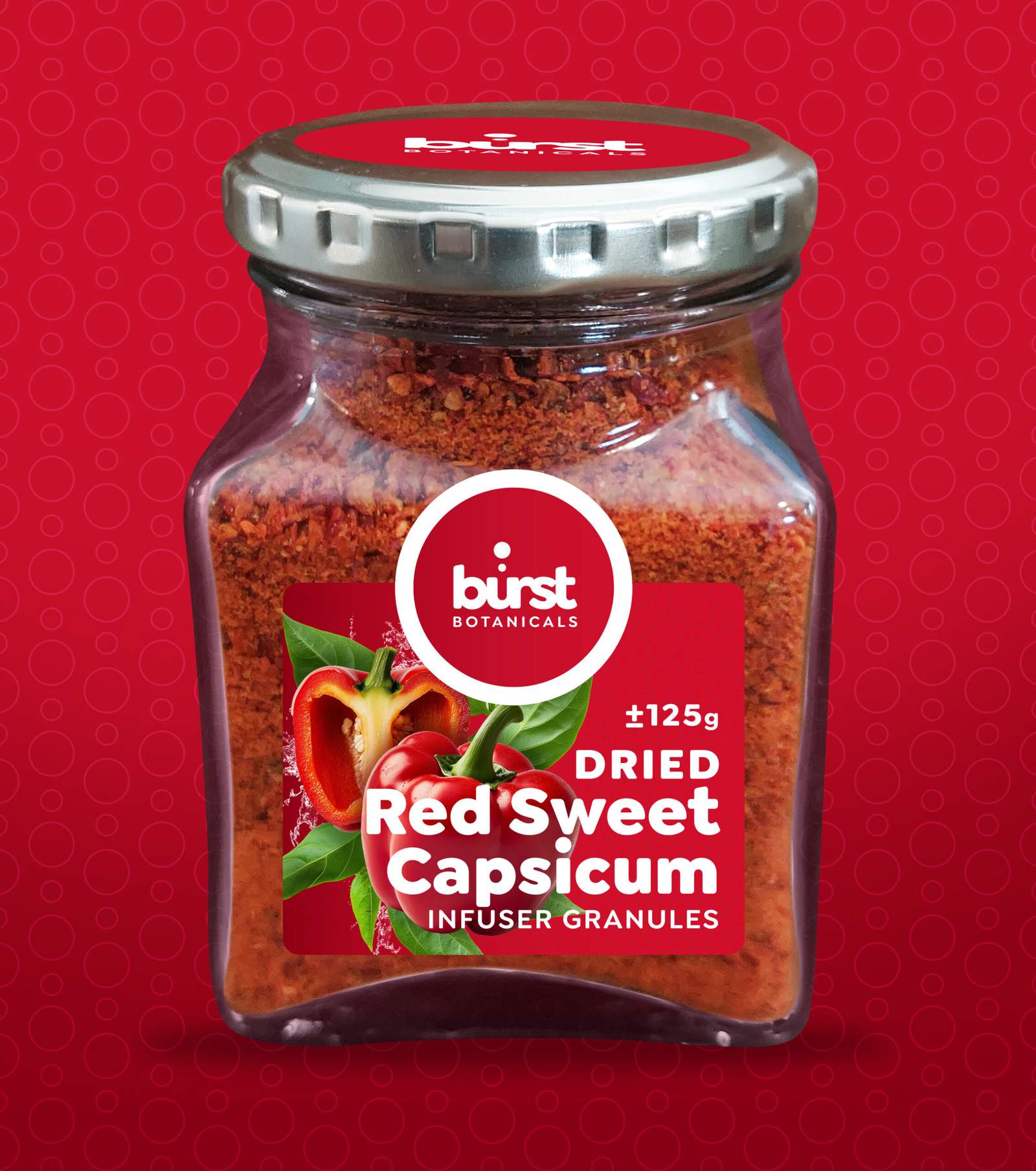 Red Capsicum Infuser Granules | Burst Botanicals